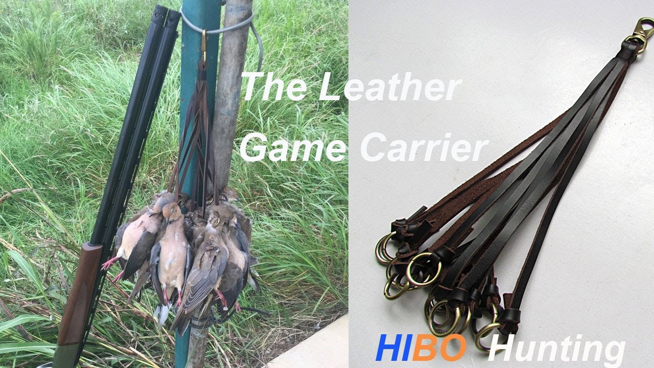 Leather game carrier/bird strap - HIBO - Hunting accessories OEM and ...