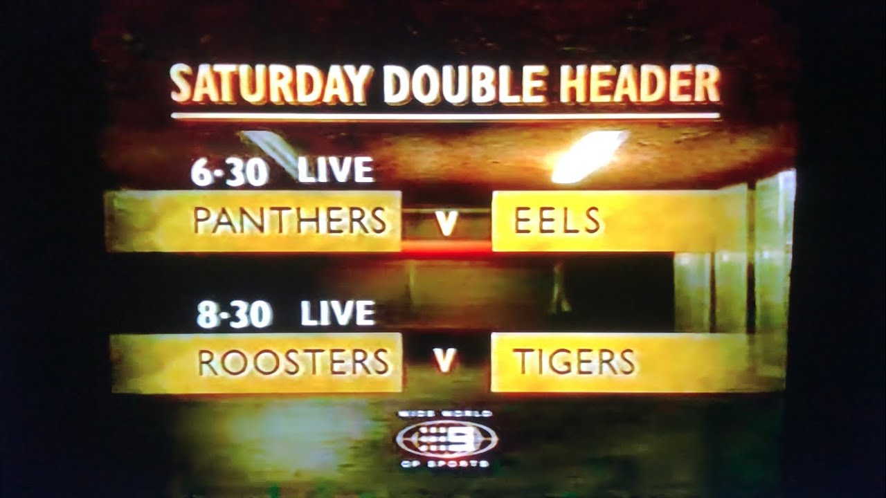Channel Nine NRL Double Header Promo 2001 - YouTube