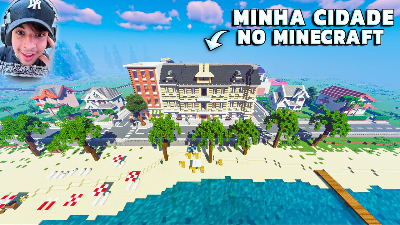 CONSTRUIR UMA CIDADE NO MEU MUNDO DO MINECRAFT! #minecraft - YouTube
