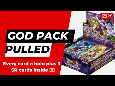 God Pack Pulled From a Fighters Ambition Booster Box 🔥🔥🔥🔥 #dragonballz ...
