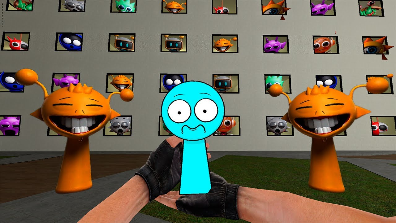 Angry SPRUNKI 4K Don't Want to Give Away Sprunki Sky Baby Part - YouTube