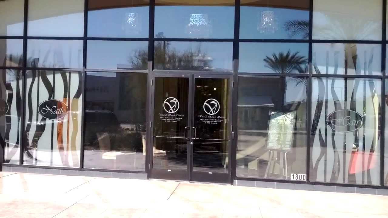 Salon window graphics - Hyper Graphix 2 of 2 - YouTube
