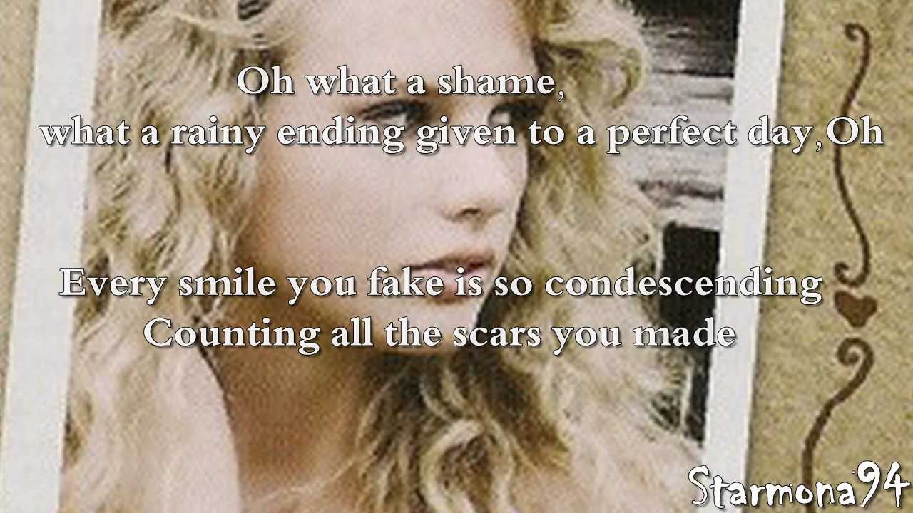 COLD AS YOU [Karaoke-Instrumental] - Taylor Swift. - YouTube
