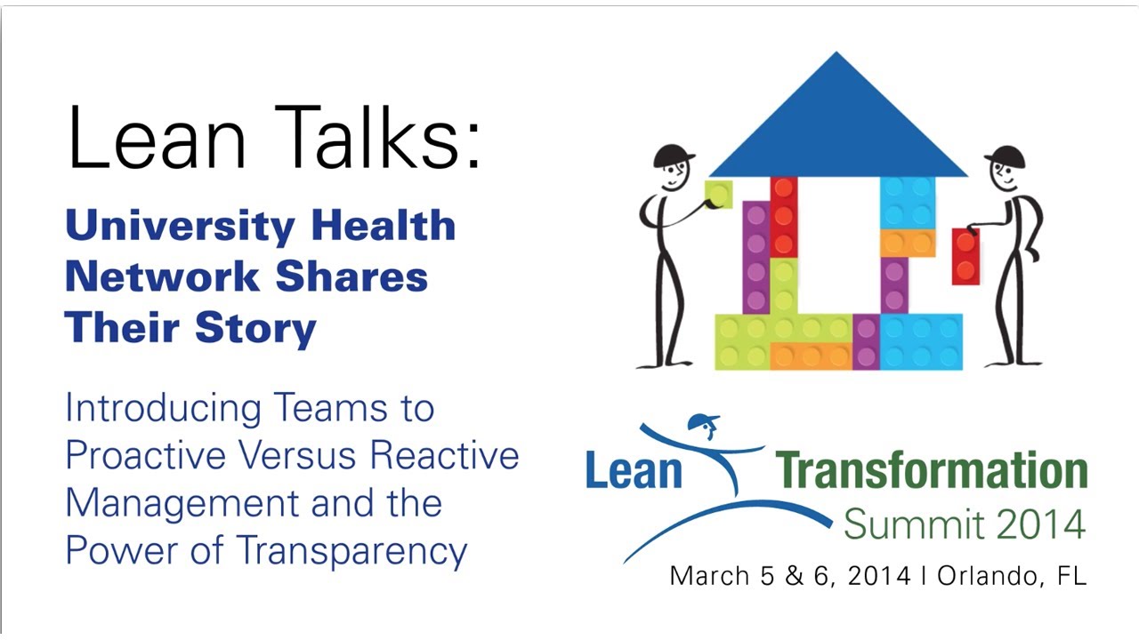 Lean Talks: University Health Network Shares Their Lean Story - YouTube