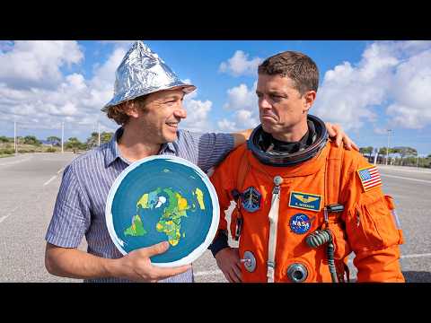 Flat Earther Meets an Astronaut for the First Time