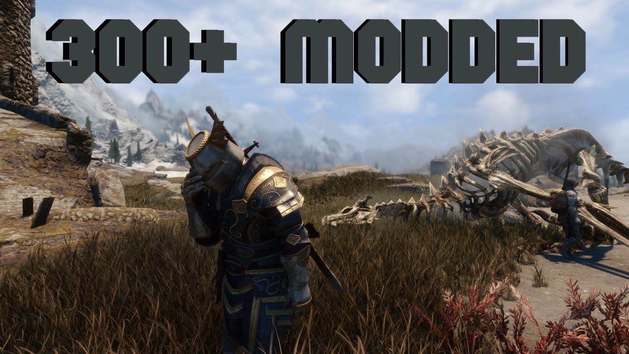 300+ MODDED Skyrim SE | Preview - YouTube