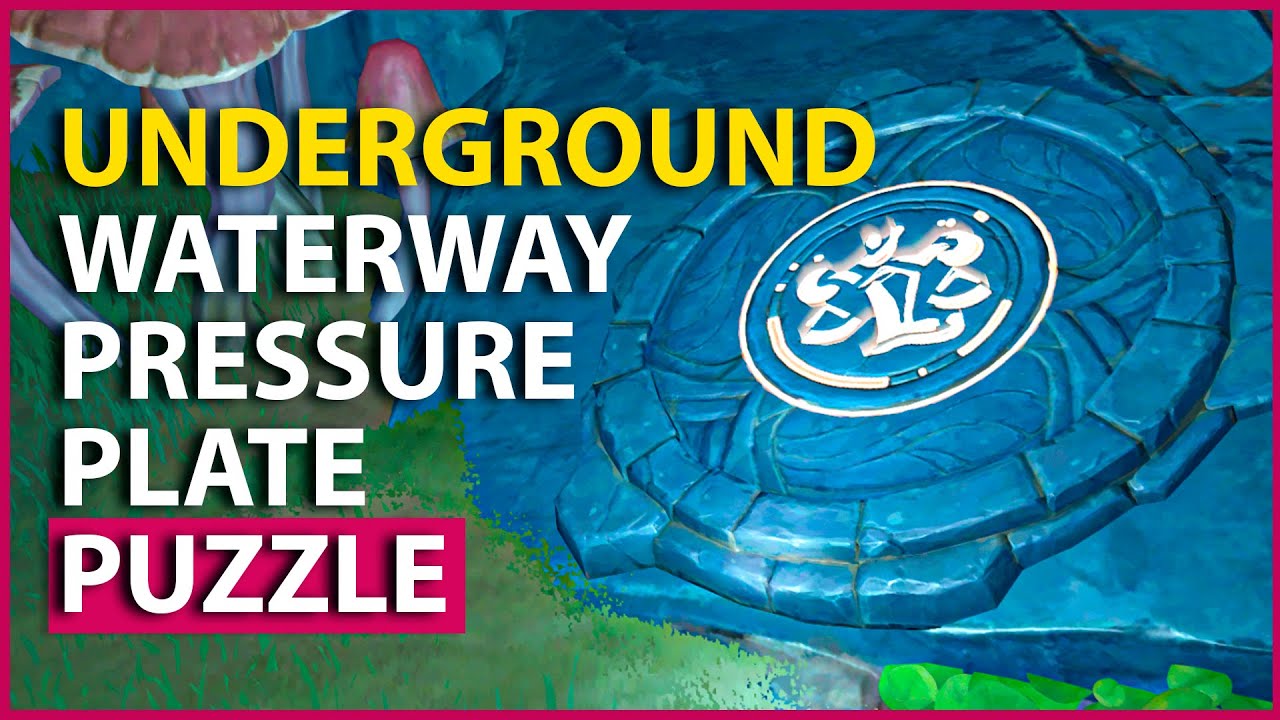 Underground Waterway Pressure Plate Chasm Puzzle Genshin Impact - YouTube