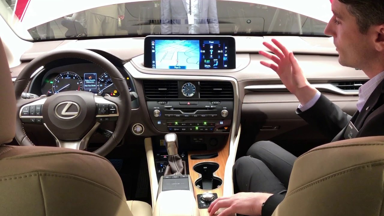 Demoing the New Lexus Touchscreen in the 2020 RX - YouTube