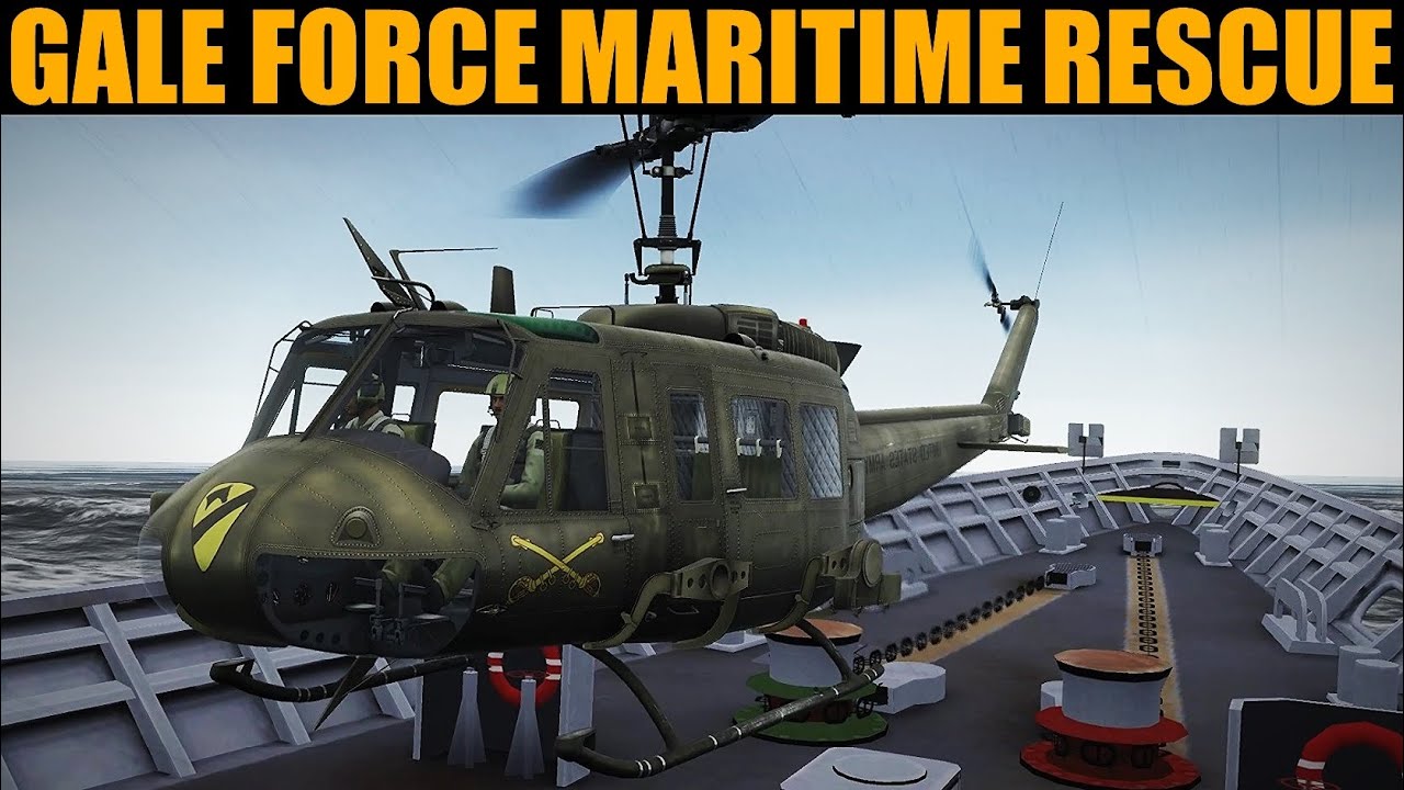 1982 Oil Rig Helicopter Rescue In North Sea In Gale Force 8 Storm | DCS ...