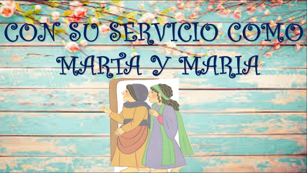 Escuela Dominical infantil CON SERVICIO COMO MARTA Y MARIA - YouTube