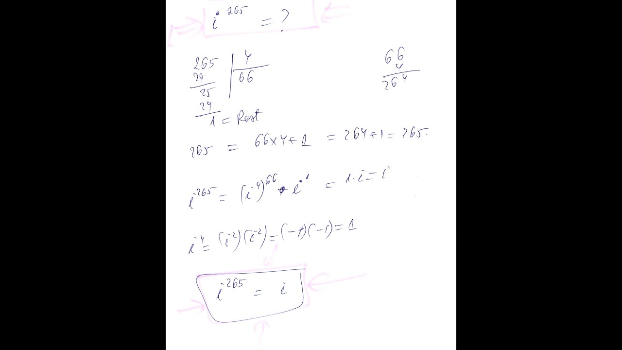Complex numbers raised to a power 5#shorts - YouTube