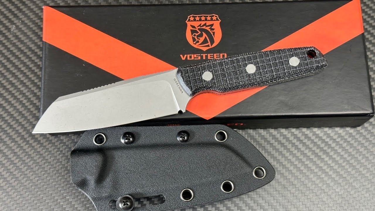 Vosteed Mink fixed blade knife in a Larger version !!! - YouTube