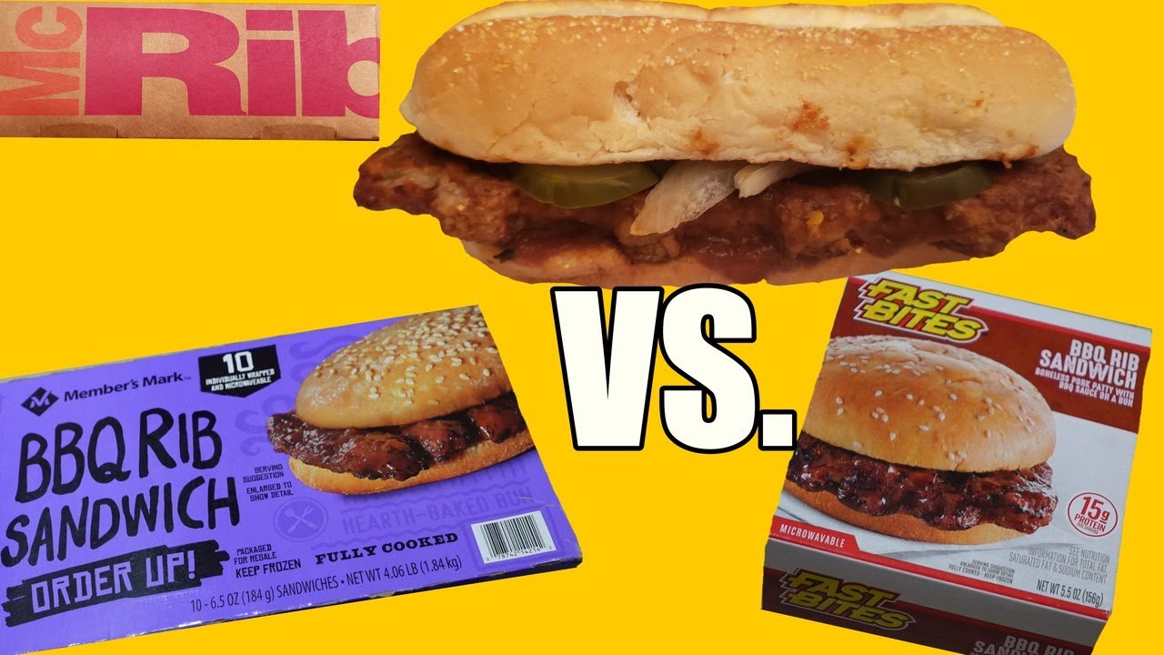 IS THE McRIB BETTER THAN OTHER BBQ RIB SANDWICHES? - YouTube