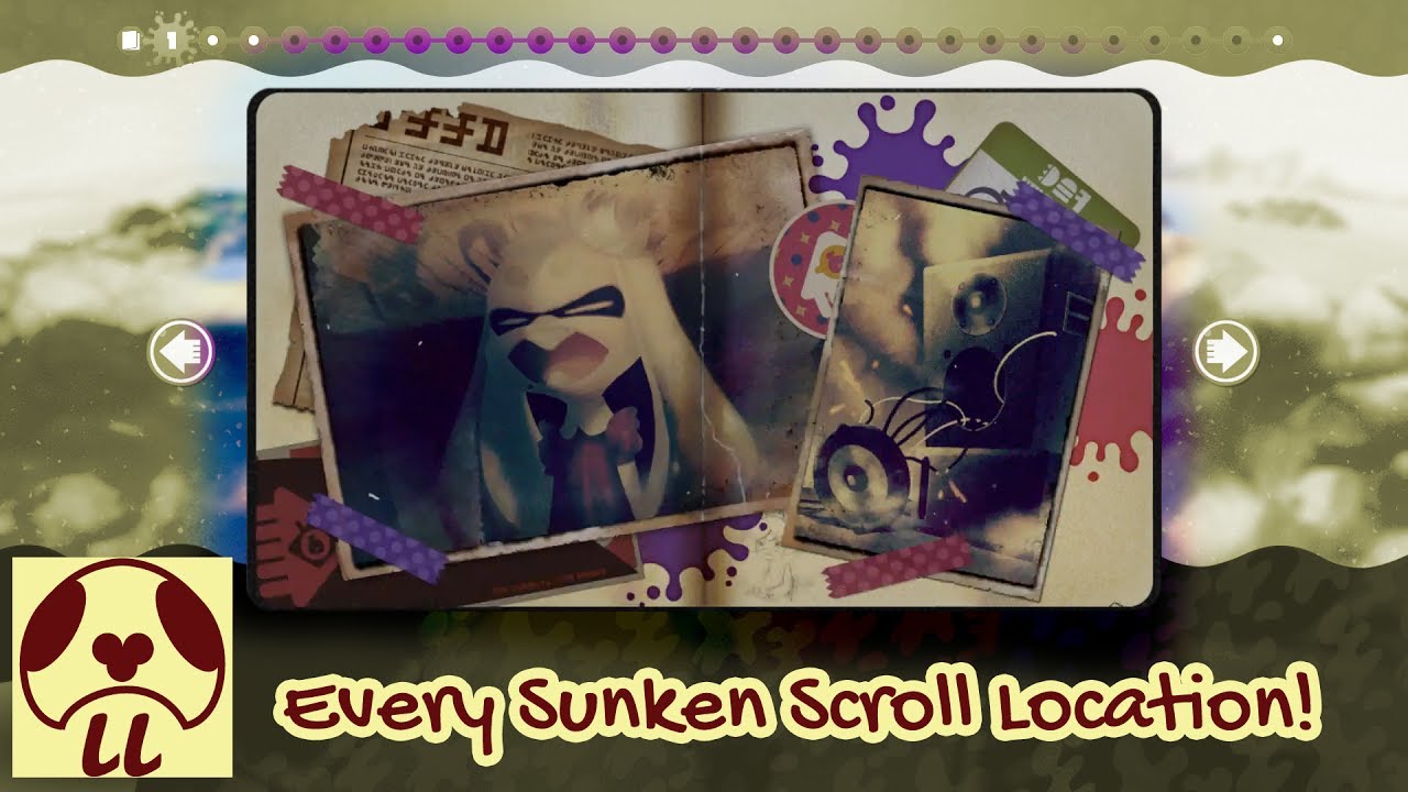 Splatoon 2 - Sunken Scrolls Locations - YouTube