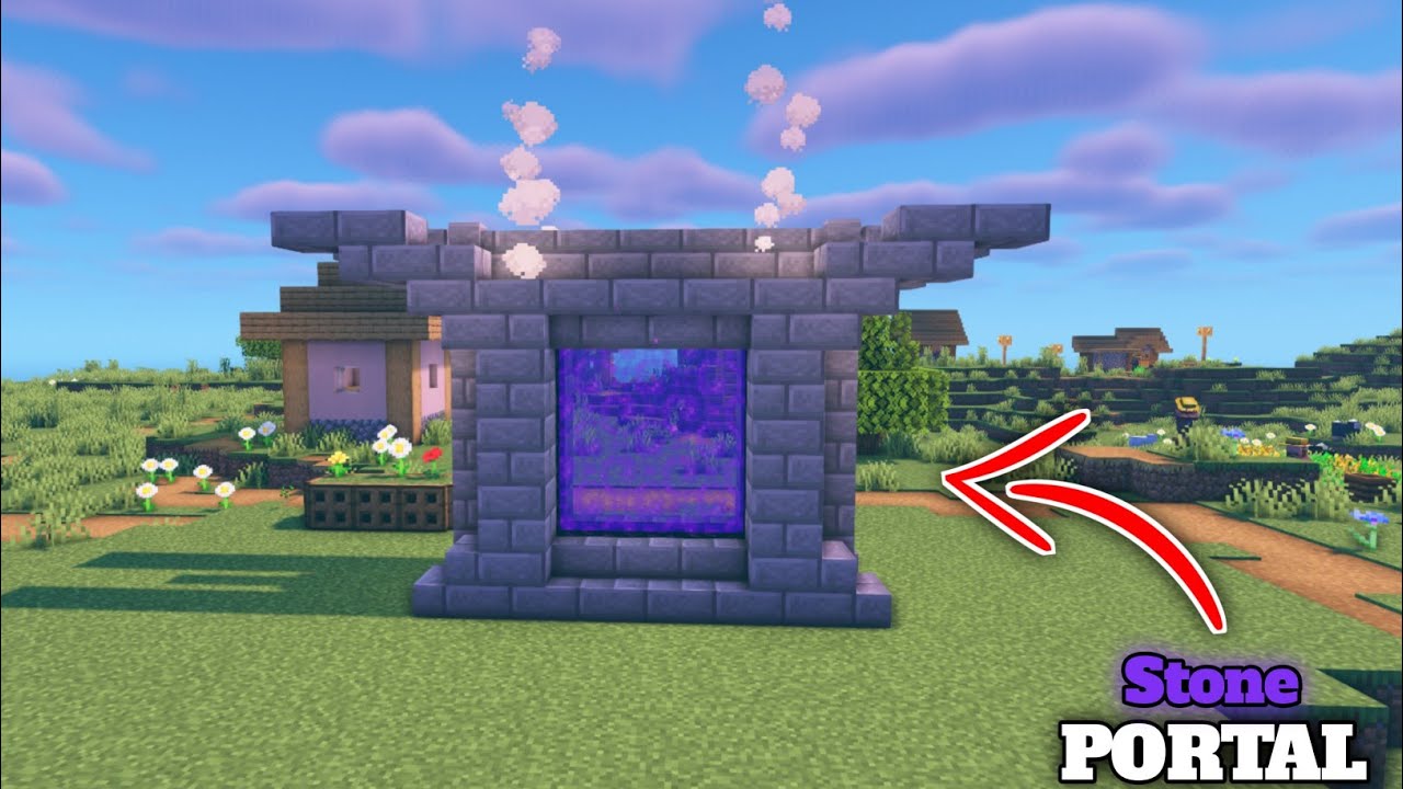 Minecraft: How to build Creative Nether Portal Design ⚒️ - YouTube