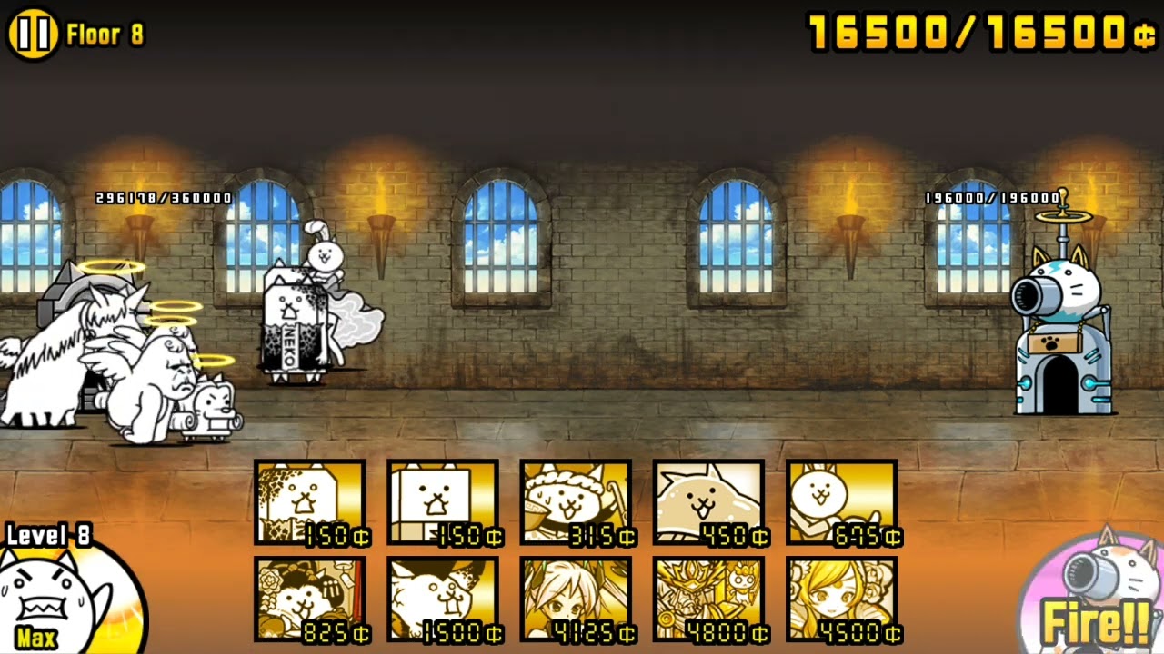Battle Cats : Angel Citadel : Floor 8 - YouTube