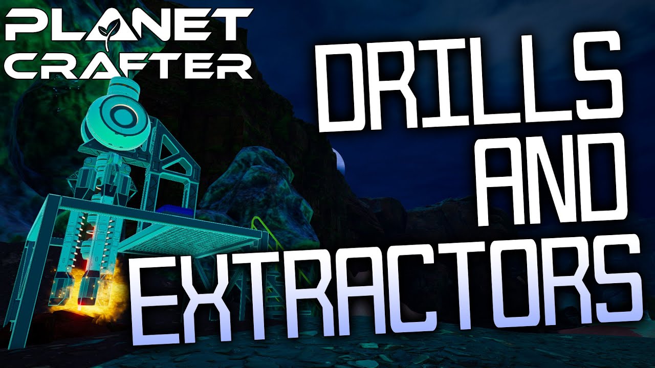 BUILDING BIGGER, DRILLING DEEPER! - Planet Crafter - E4 - YouTube