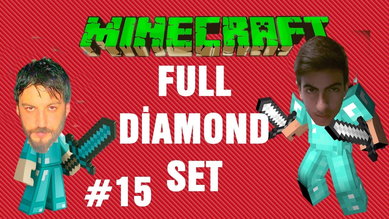 Full Diamond Set | Minecraft Türkçe Survival Multiplayer | Bölüm 15 ...
