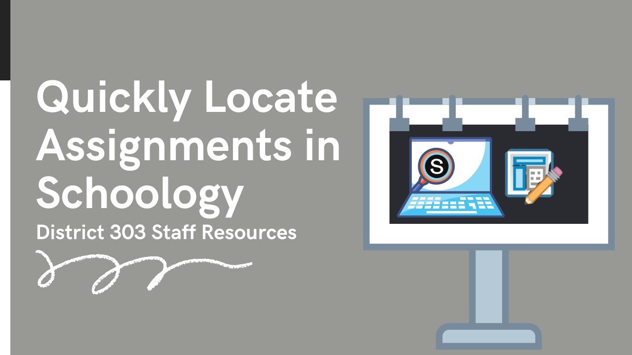 Schoology: Locating Assignments with Grades - YouTube