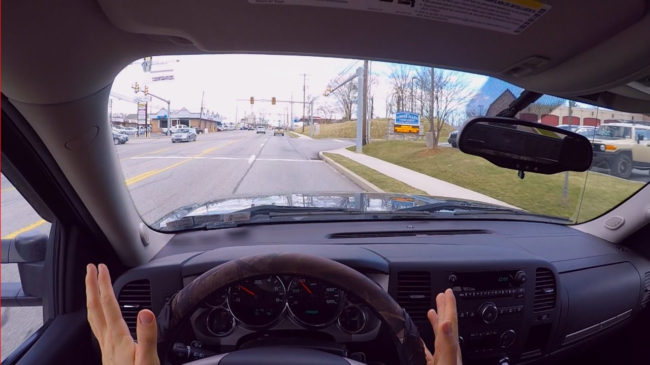 Driveability of a Lifted Silverado POV - YouTube