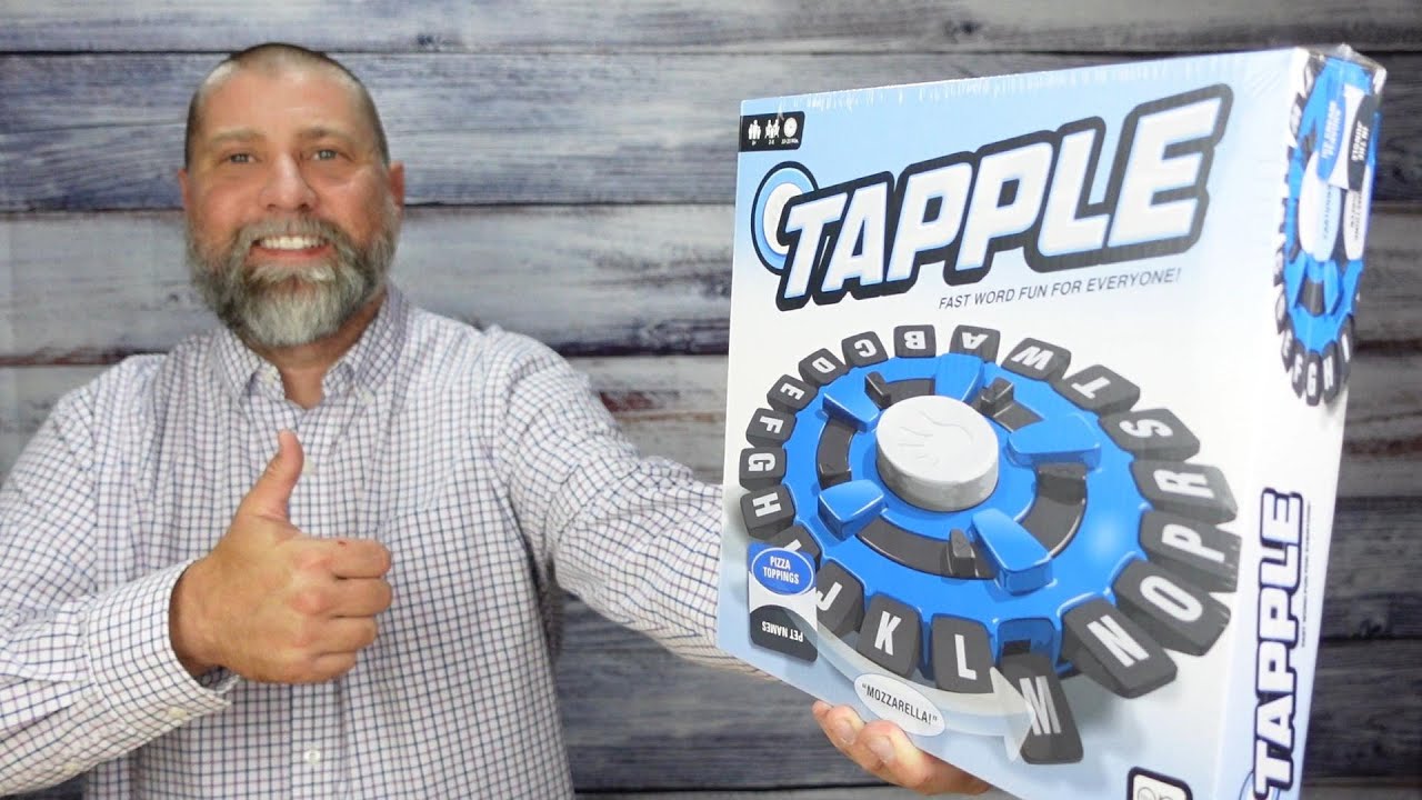 USAOPOLY TAPPLE® Word Game | Fast-Paced Family Board Game - YouTube