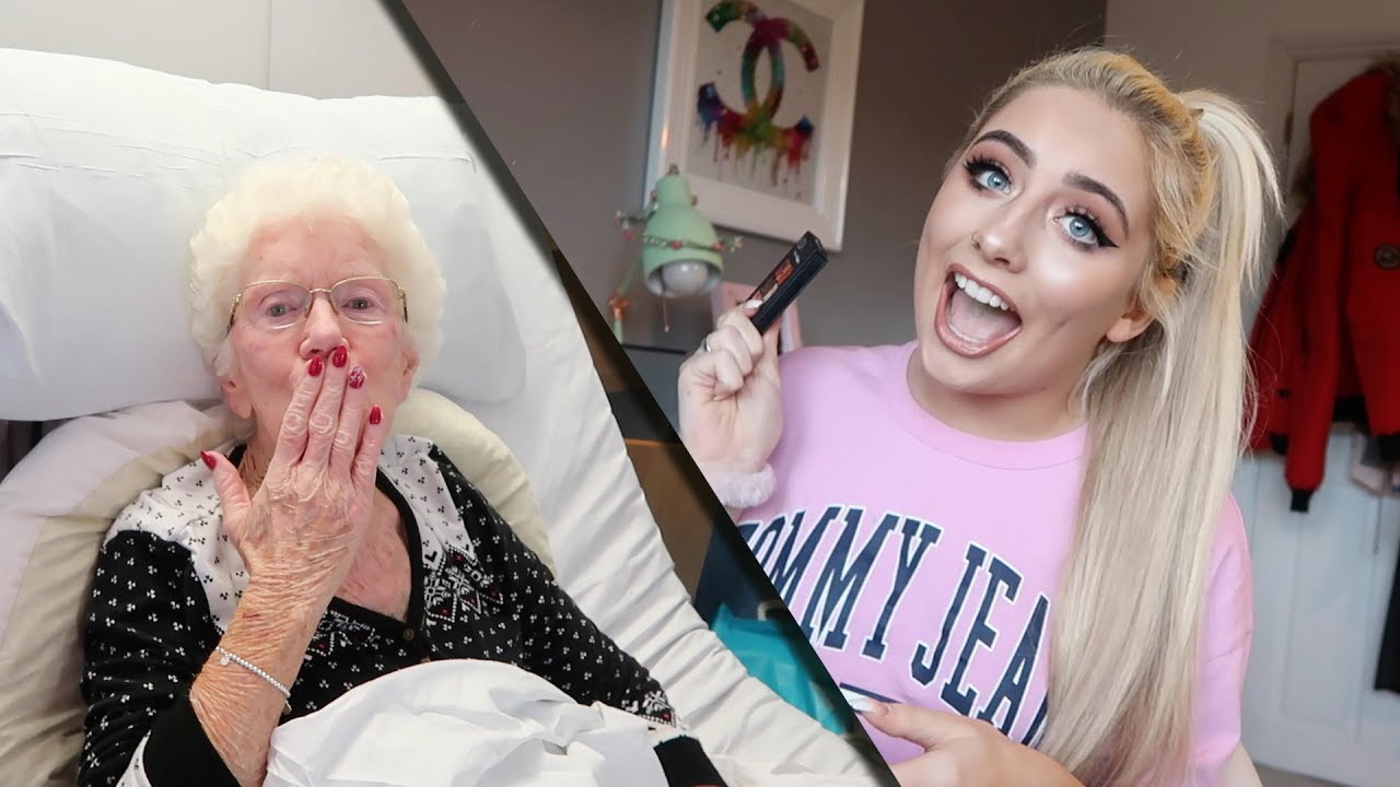 VISITING MY NAN IN HOSPITAL :( + MAKEUP BOX BOX OPENING!! - YouTube