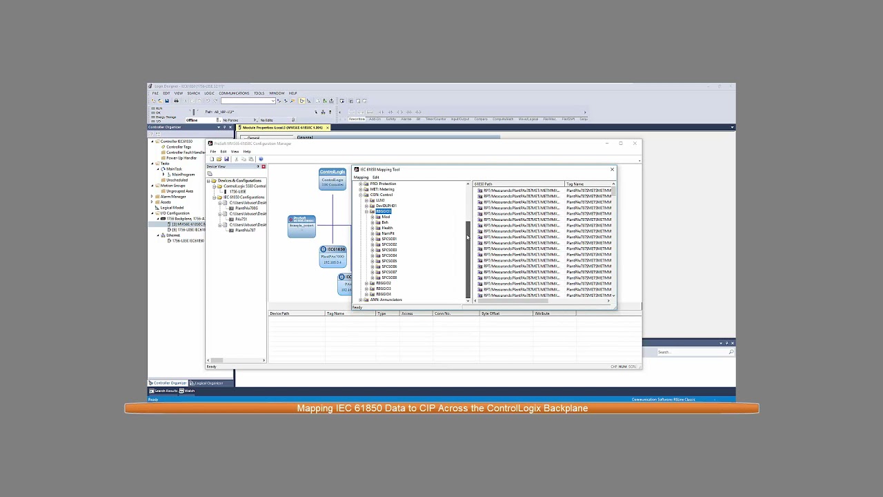 How to Use the Embedded ProSoft IEC 61850 Module Configuration - YouTube