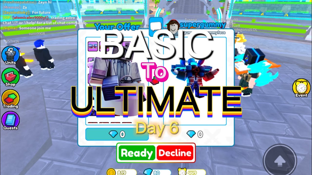 Basic to ultimate day 6 in toilet tower defence! (Toilet tower defence ...