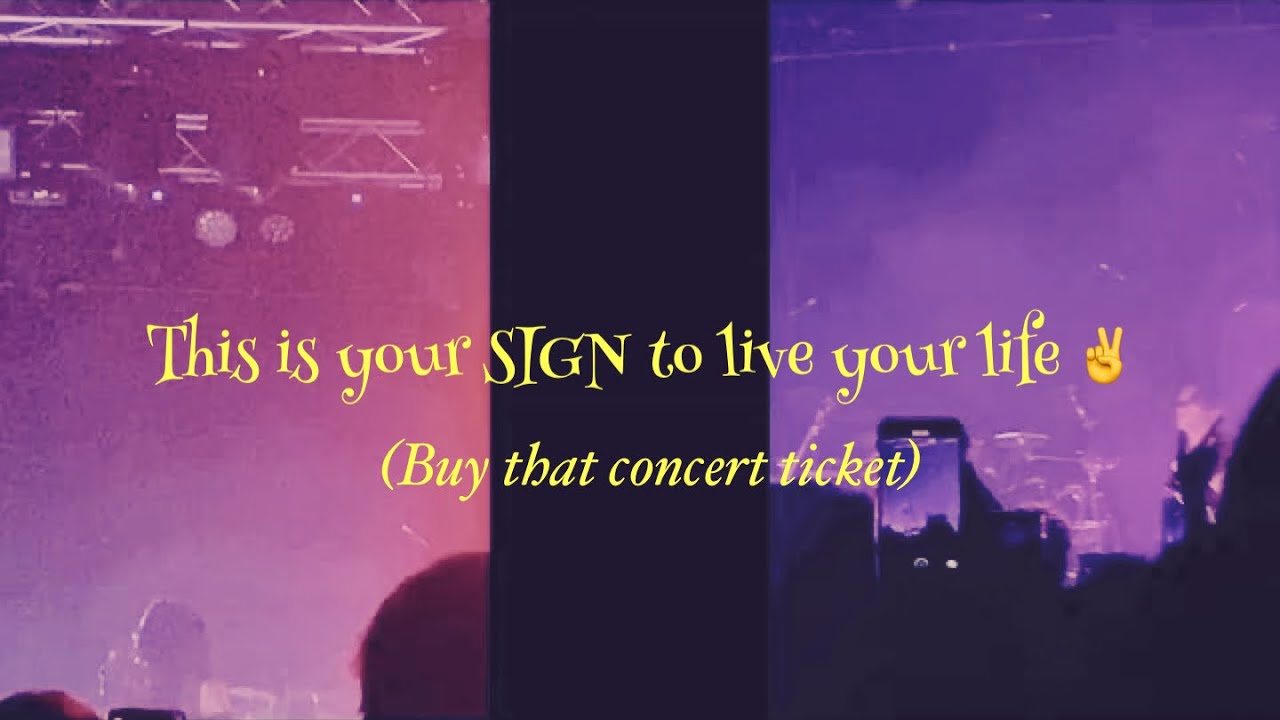This is your sign to live your life - YouTube
