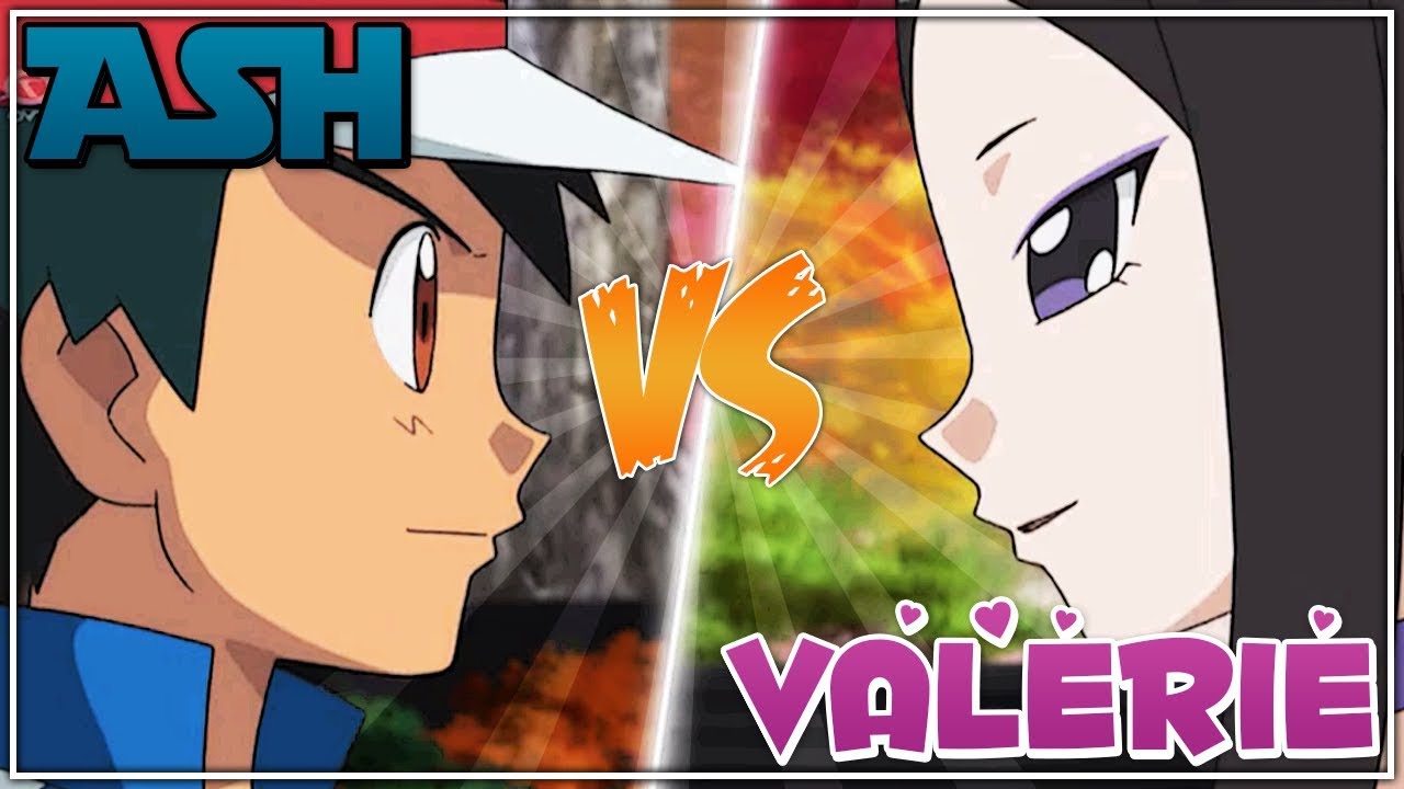 Full Gym Battle Ash vs Valerie Pokémon - YouTube