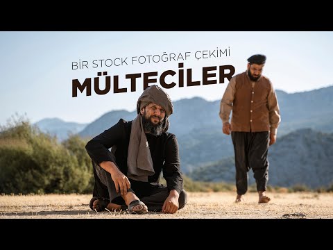BİR STOCK PHOTOGRAPHY ÇEKİMİ - MÜLTECİLER