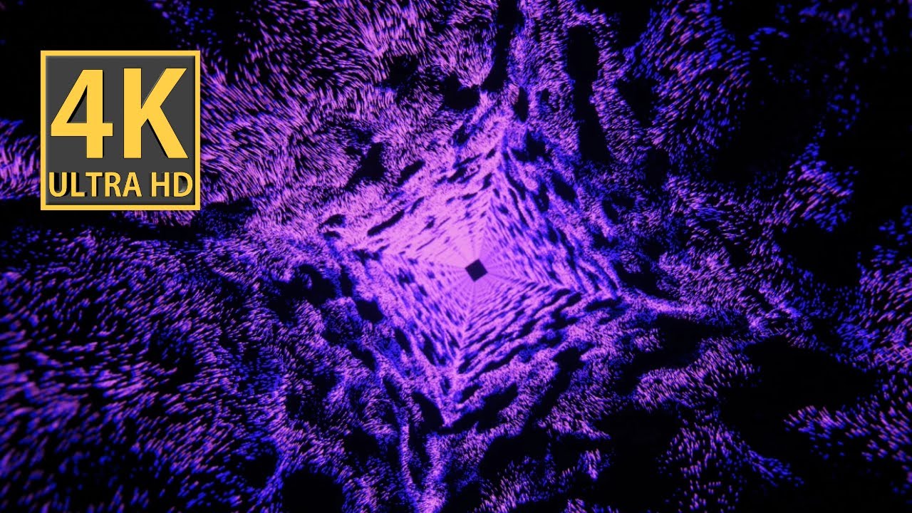 Abstract Background Video 4k Screensaver TV VJ LOOP NEON ASMR Pink ...