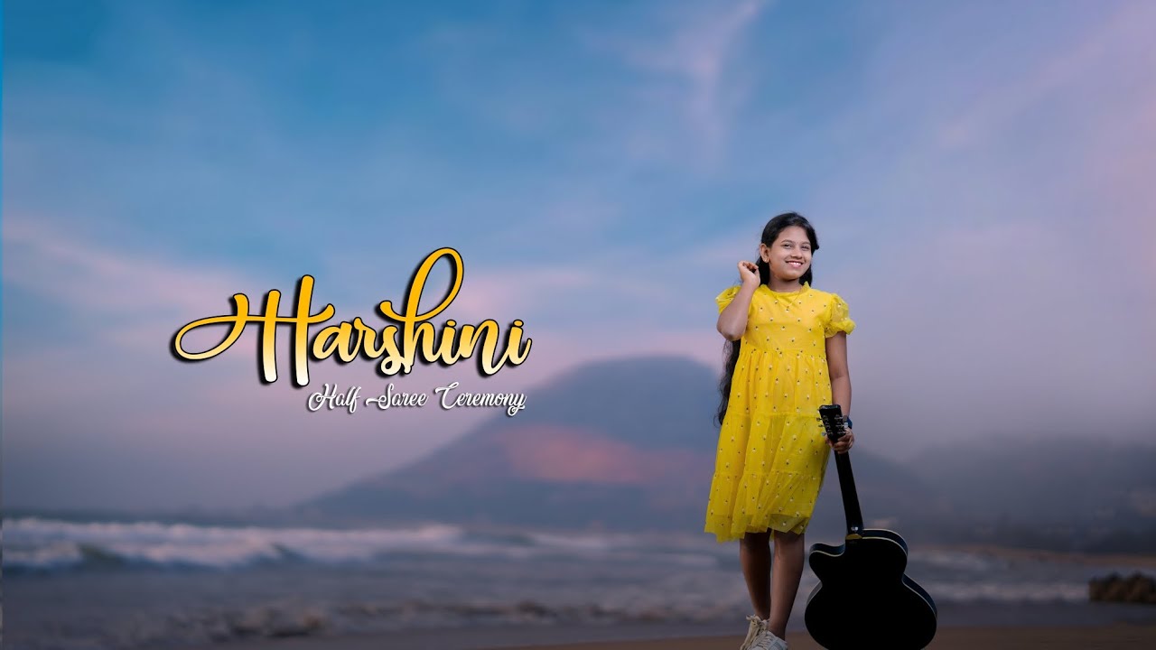 Harshini Half saree Ceremony # us photography # 9052726840# - YouTube