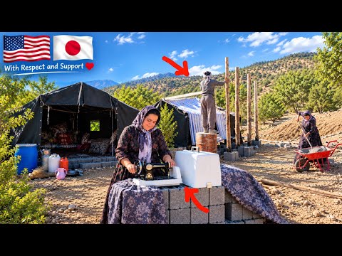 😱 Shocking Japanese Gift from a Kind American Woman to an Off-Grid Nomad in Zagros🧵