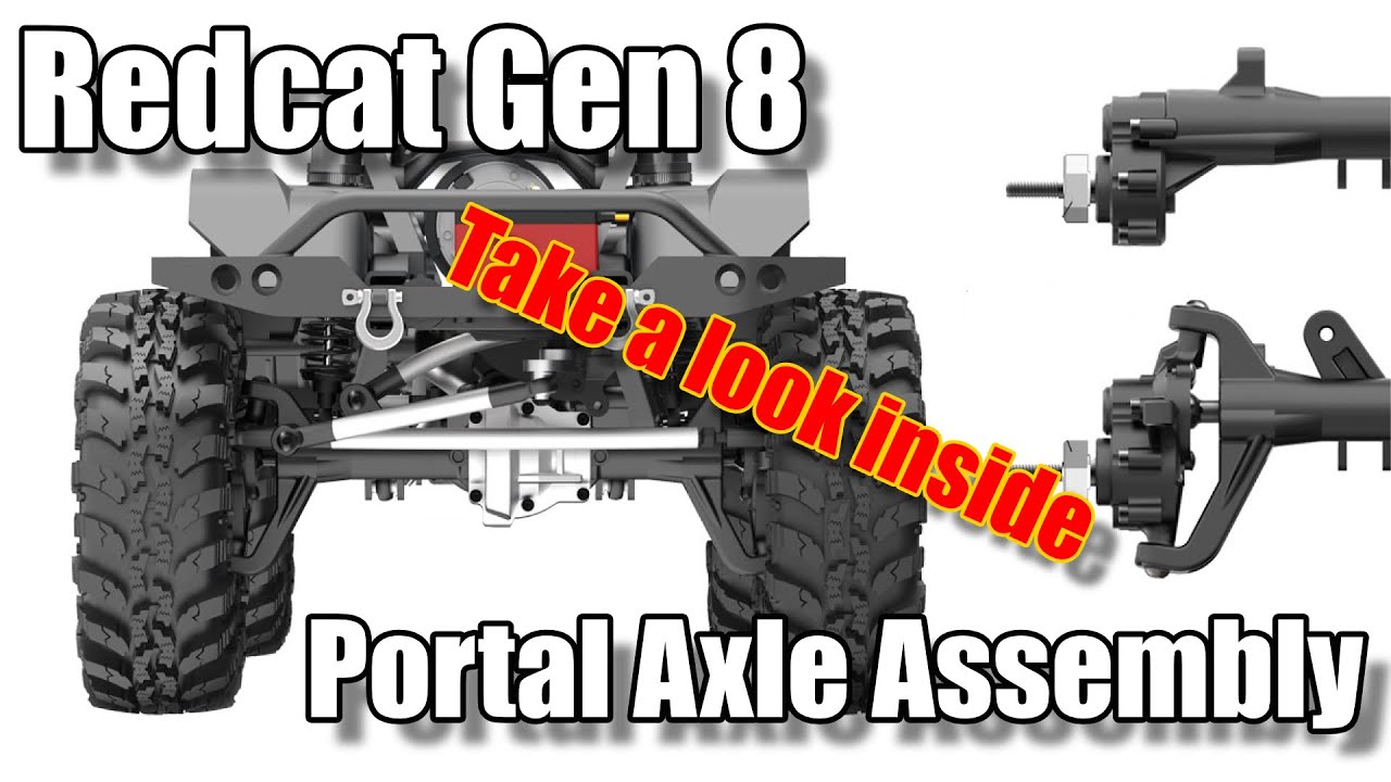 Redcat Gen 8 Portal Axle Disassembly - YouTube