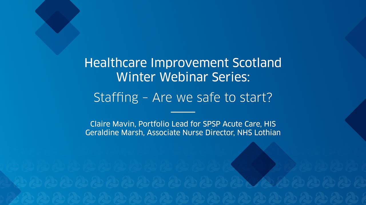 Winter Webinar Series: Staffing – Are we safe to start? 6 October 2022 - YouTube