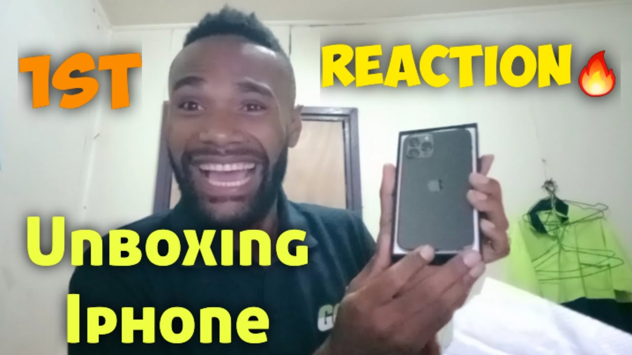 My First ever Iphone!- Unboxing video -RAW REACTION 2025 - YouTube