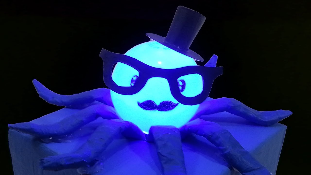 How to make a cute octopus night lamp - YouTube