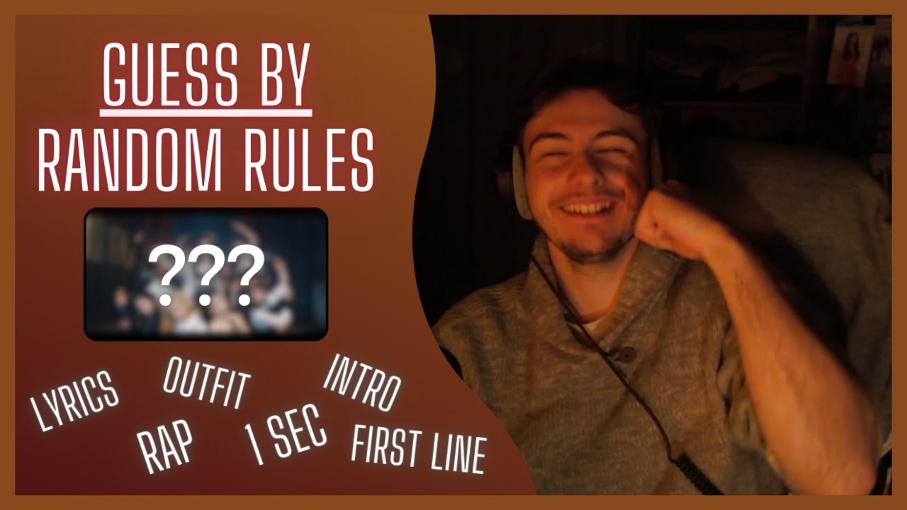 GUESS THE SONG BY RANDOM RULES - K-GAMES #12 - YouTube