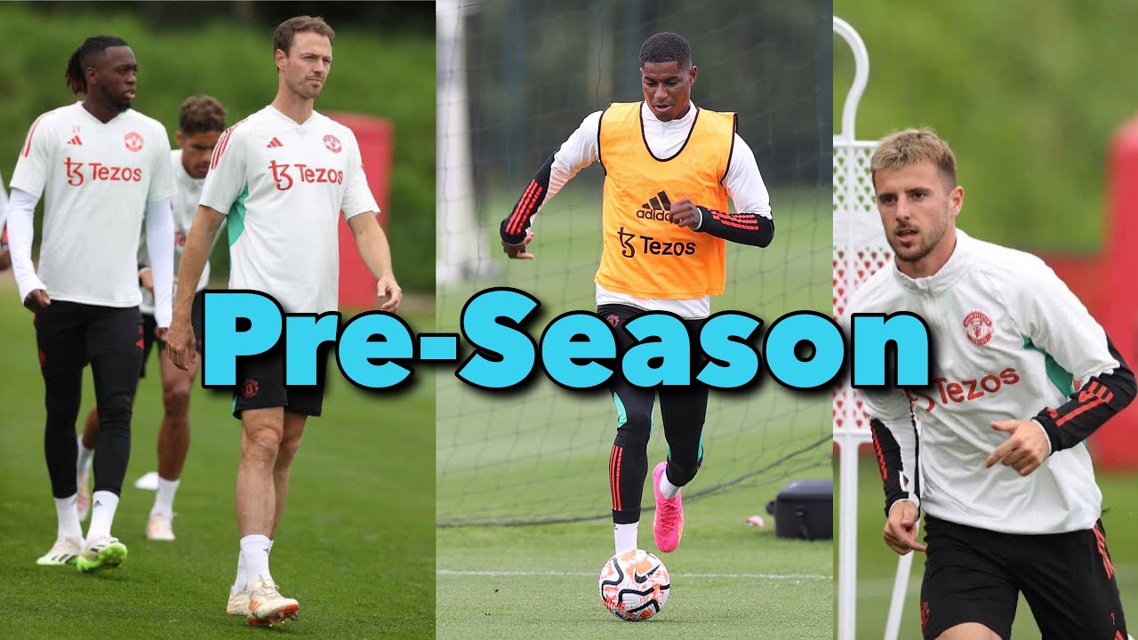 Manchester United Pre-Season Training 18th Jul | Mason Mount, Rashford ...