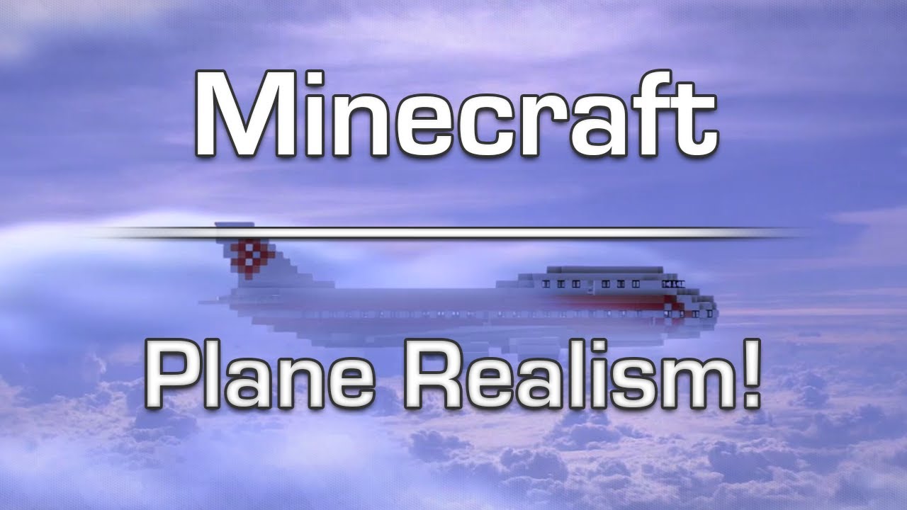 Minecraft Cinematic - Realistic Plane Flying & Landing! - YouTube
