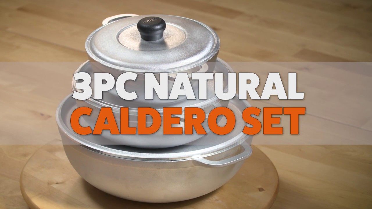 IMUSA USA Traditional Colombian Natural 3-Piece Caldero Set (Product ...