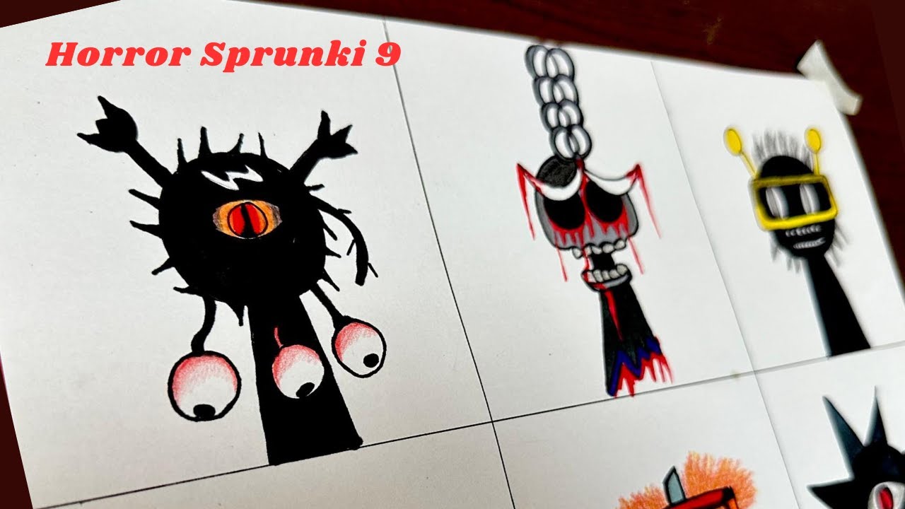 Drawing Horror Sprunki phase 9 | Incredibox Sprunki | Oren -Raddy -Fun ...