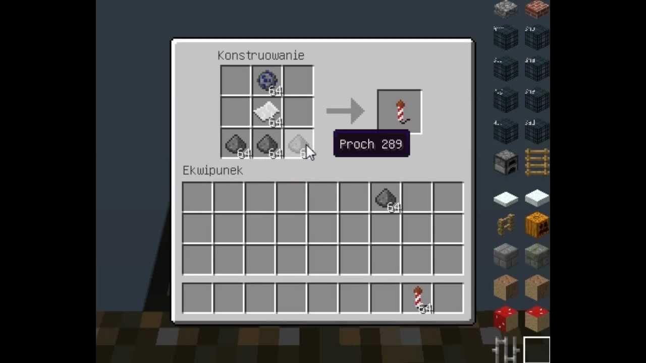 Jak zrobić fajerwerki w Minecraft - YouTube