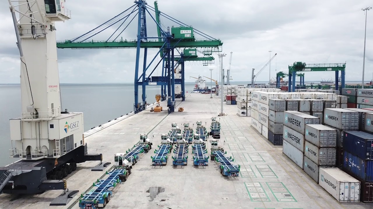 Gabon : le nouveau Port développé par GSEZ enfin opérationnel . - YouTube