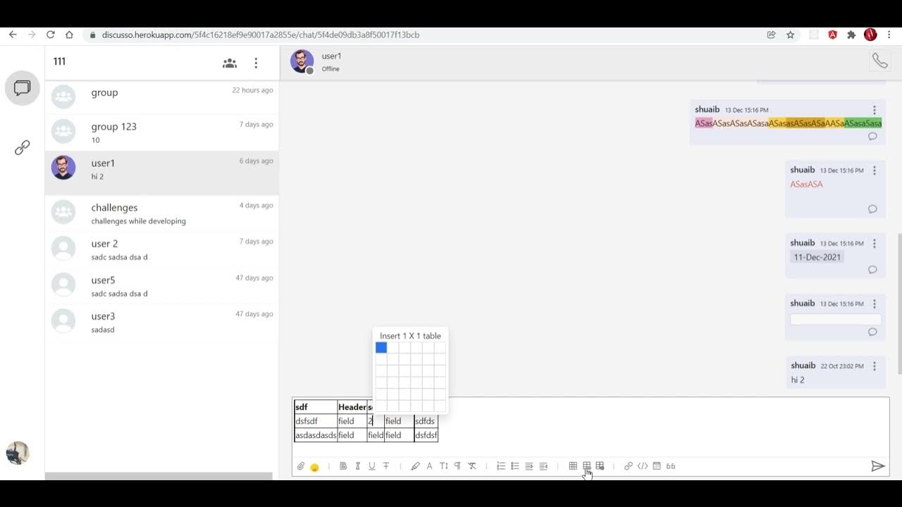 Rich text editor - dynamic table - javascript, angular - YouTube