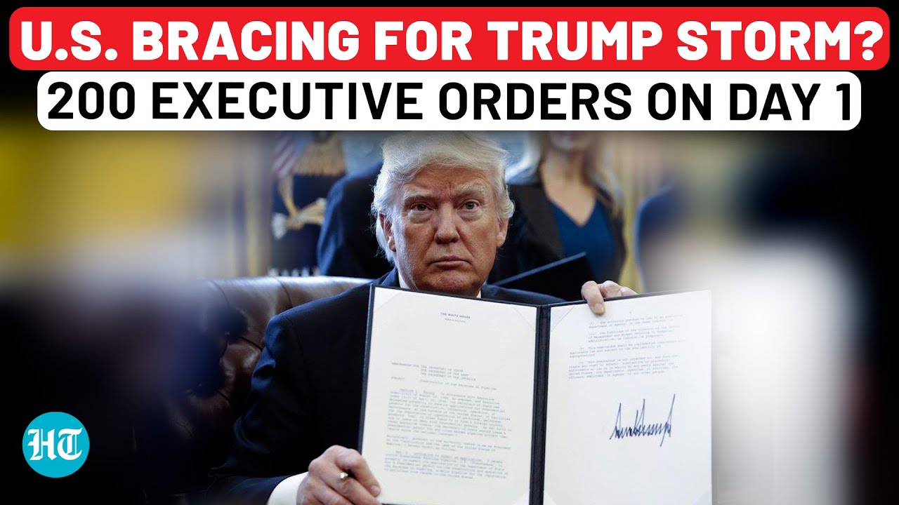 Trump’s Mega Plan For Day 1 In Office: 200 Executive Orders; Border ...