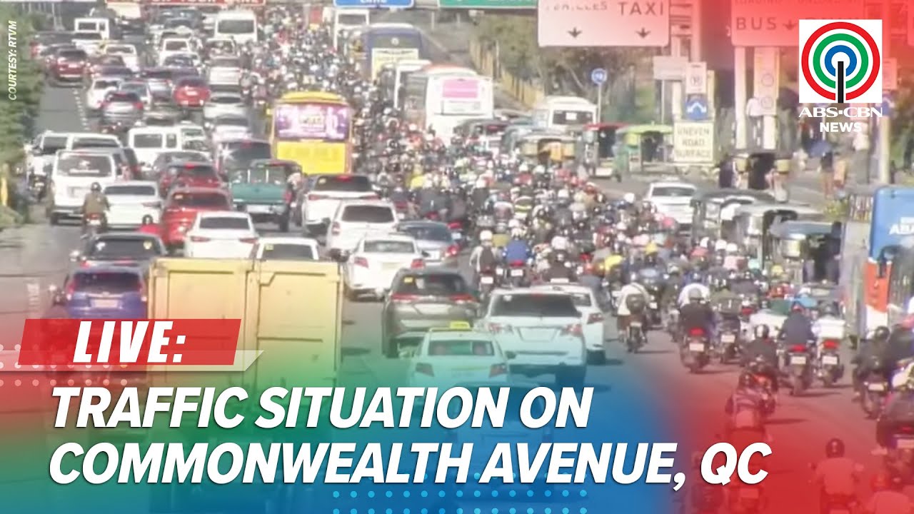 LIVE: Traffic situation on Commonwealth Avenue | June 2, 2025 - YouTube