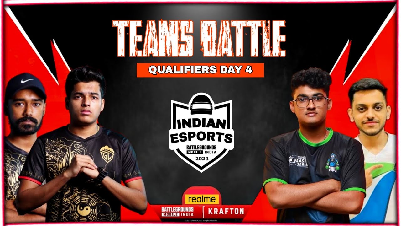 [ Hindi ] BATTLEGROUND MOBILE INDIA | TEAMS QUALIFIERS DAY 4 | INDIA KA ...