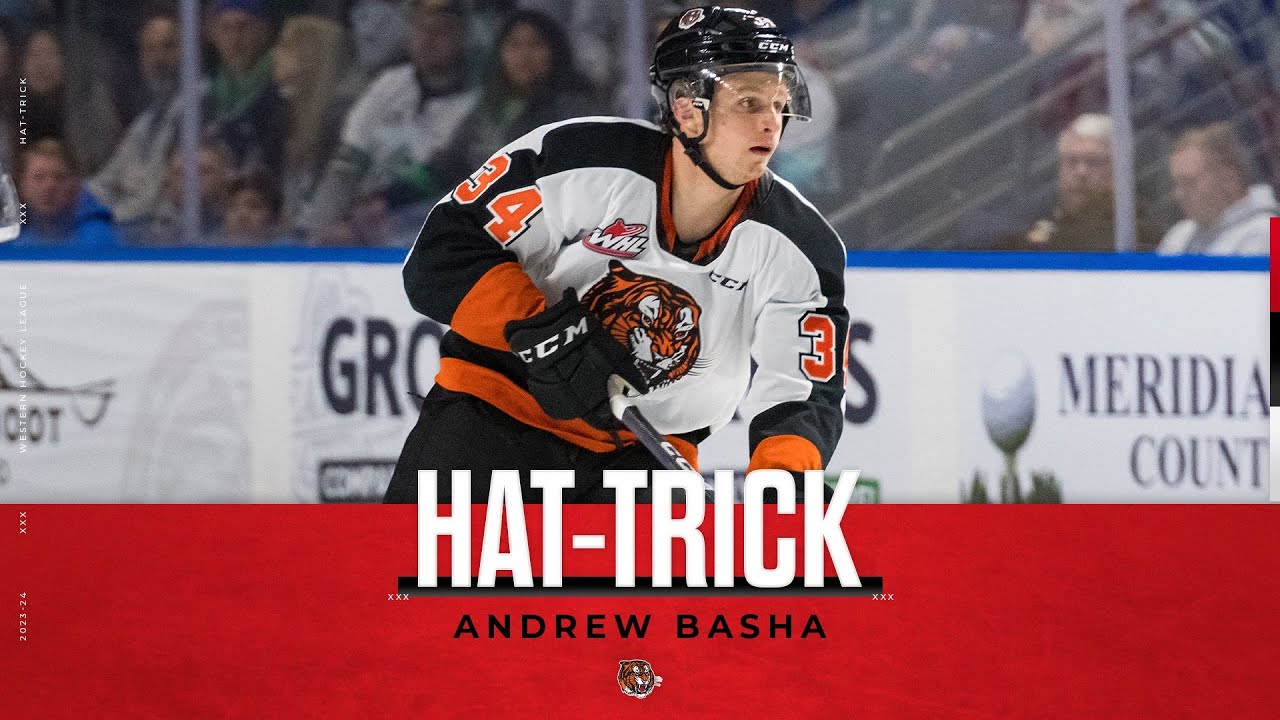 WHL Hat-Tricks — Andrew Basha - YouTube